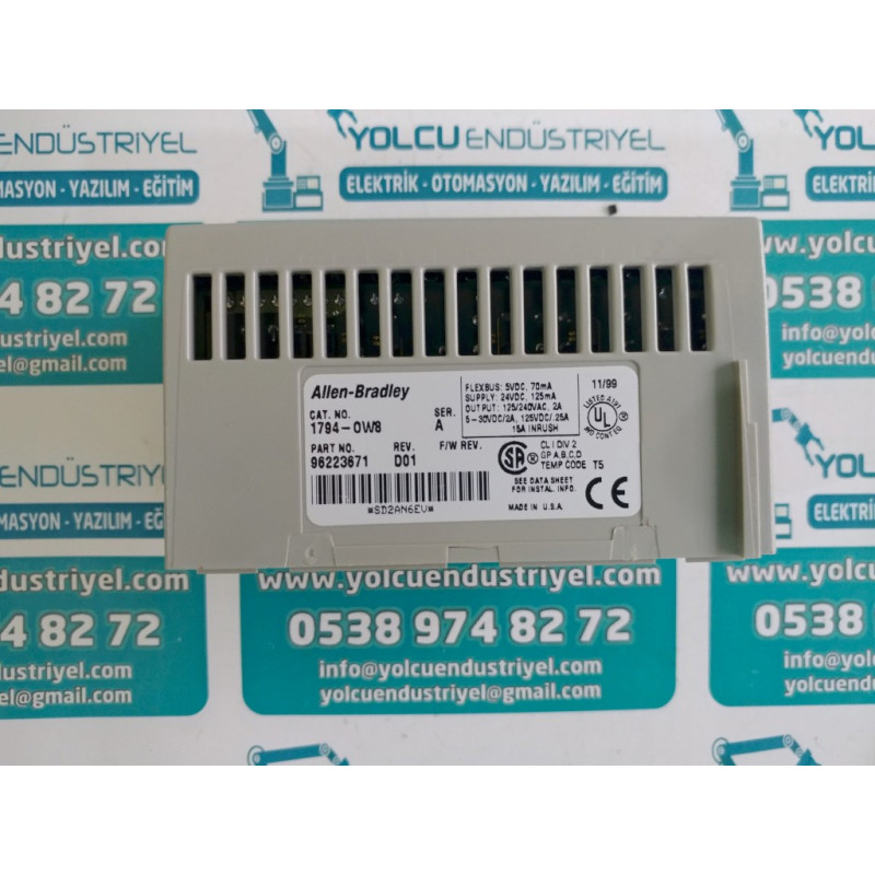 1794-OW8 Allen-Bradley PLC Digital Contact Output Module fiyatı,